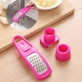 3-in-1 Garlic Press Mincer and Peeler, Handheld Stainless Steel Grater ...