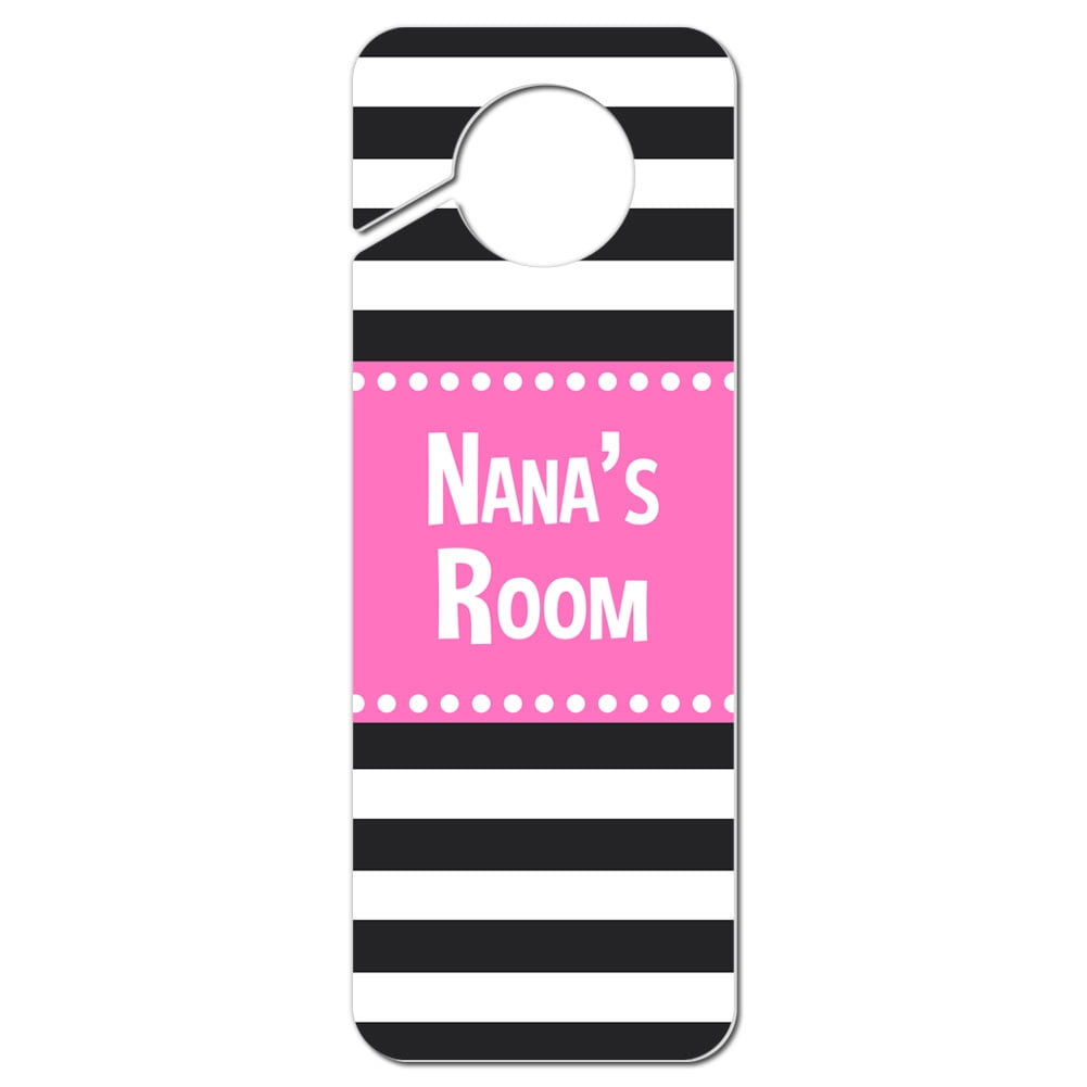 Nana Family Do Not Disturb Plastic Door Knob Hanger Warning Room Sign ...