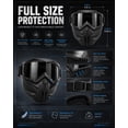 Detachable Full Face Goggle Mask Shield for Adults, Grass Cutting ...