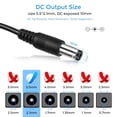 12 power supply, 24 power adapter, 110 AC to 12/2 DC power supply, with ...