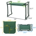 HomGarden Heavy Duty Folding Garden Kneeler and Seat with Comfort ...
