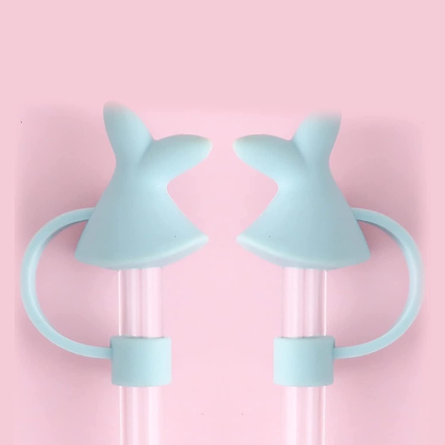 Stainless Steel Straw Covers Cap, Straw Protector, Silicone Straw ...