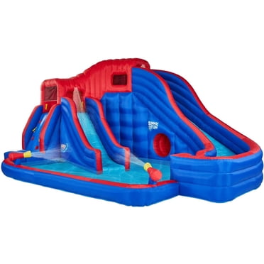 HeroKiddo Commercial Grade Inflatable Water Slide & Pool for Kids ...