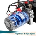 12V DC Hydraulic Pump Power Unit, Double Acting,8 Quart Metal Reservoir ...