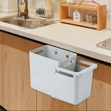 flameer Hanging Kitchen Trash Can Extendable Food Waste Bin Modern ...