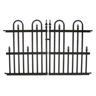 Yardlink Black Steel Gate Panel, 34 inch H x 48 inch W - Walmart.com
