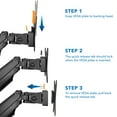 Mount-It! Replacement Monitor VESA Plate, Black, 1 Each - Walmart.com