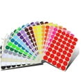 CCOCC 2026 New 128 Pcs Dot Stickers Round Colored Dot Stickers ...