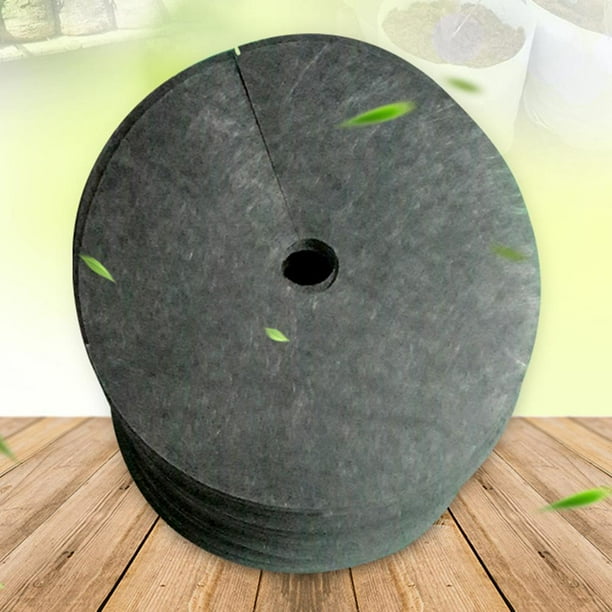4 Pcs Tree Rings Landscaping Non-Woven Fabric Tree Rings Mulch Tree ...