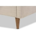 Baxton Studio Hannah Mid-Century Modern Platform Bed, Multiple sizes ...