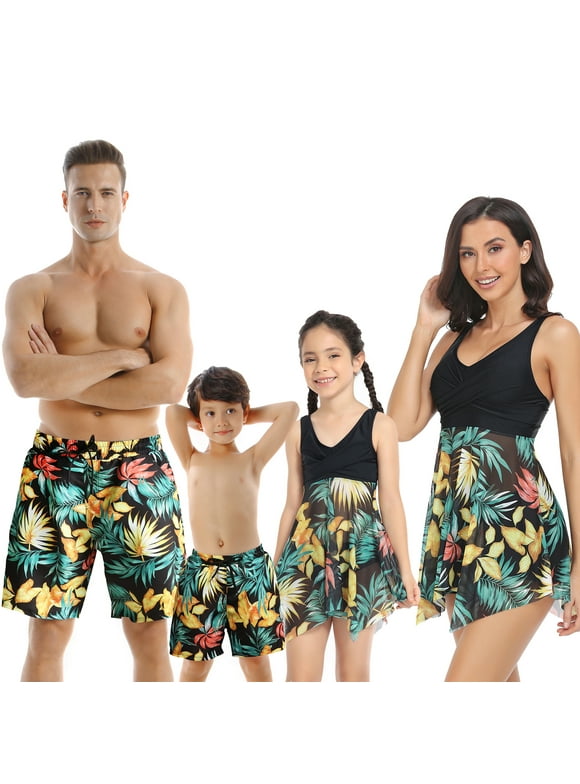 Matching Family Swim