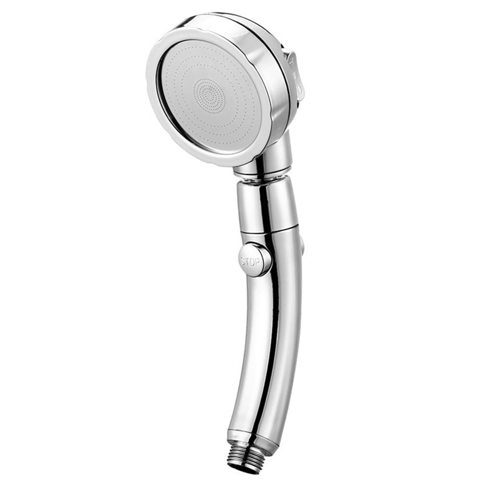 Handheld Shower Head 3 Settings High Pressure Chrome Showerhead With On