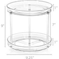 Sorbus 2 Tier Rotating Lazy Susan Turntable Set - Organizer for Cabinet ...