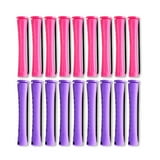 Equate Perm Rods 18 Count Pink and Purple Ventilated Curling Rods for ...