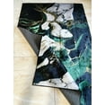 Green Marble Look Rug, Marble Rug, Green and White Marble look Rug 3x5 ...