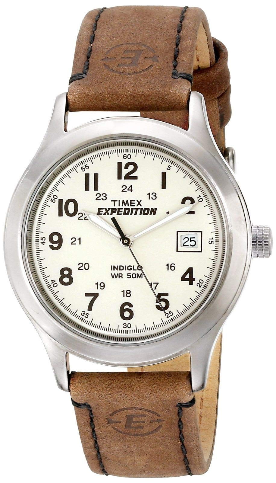 Timex Men's Expedition Metal Field Watch Brown/White/Black | Walmart Canada