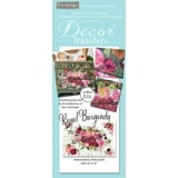 Prima Re-Design Decor Transfer-Royal Burgundy 44"X30" - Walmart.com
