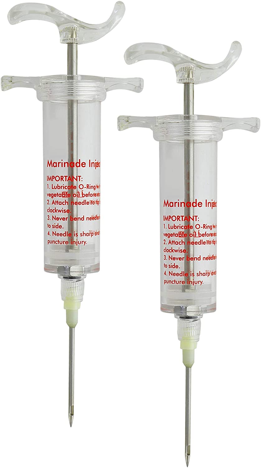 Ram-Pro Marinade Injector Syringe with Screw on Meat Needle Heavy Duty ...
