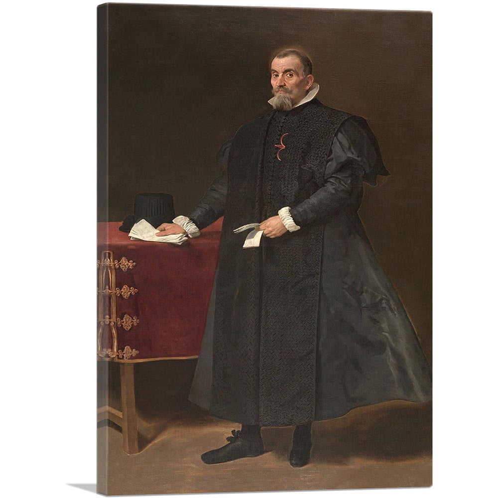 ARTCANVAS Don Diego Del Corral y Arellano 1632 Canvas Art Print by Diego Velazquez - Size: 60" x ...