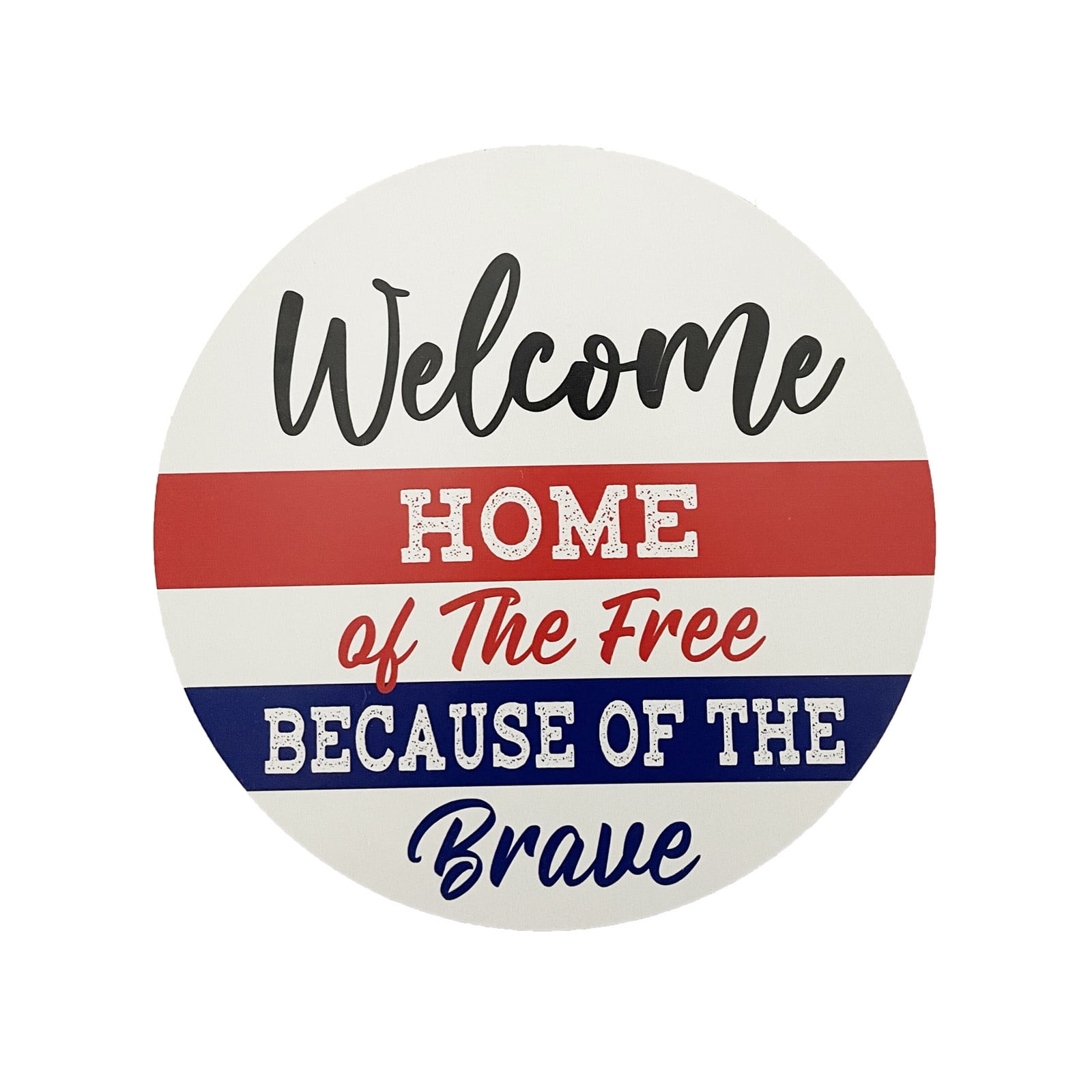 OAVQHLG3B 4th of July Welcome Sign for Front Door Independence Day ...
