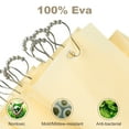 Walmart Beige PEVA Shower Curtain Liner, Water Repellent, Rust ...