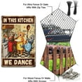 Dancing Cat Kitchen Metal Tin Sign 8x12in "We Dance" Vintage Painting ...