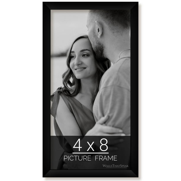 4x8 Black Picture Frame for Puzzles Posters Photos or Artwork - Walmart.com