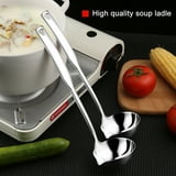 Hvanam Kitchen Soup Ladle 304 Stainless Steel Punch Metal Luminous ...