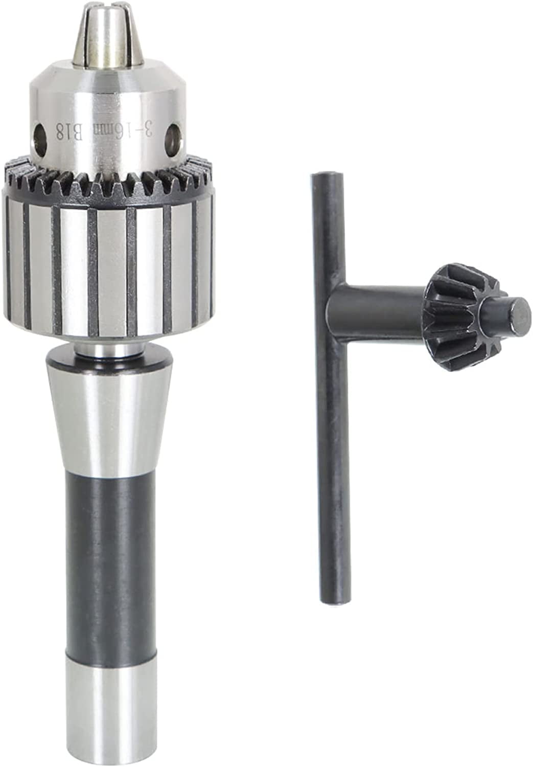 waltyotur R8-B18 Super Heavy Duty Drill Chuck, 1/8" - 5/8" Triple Grip ...