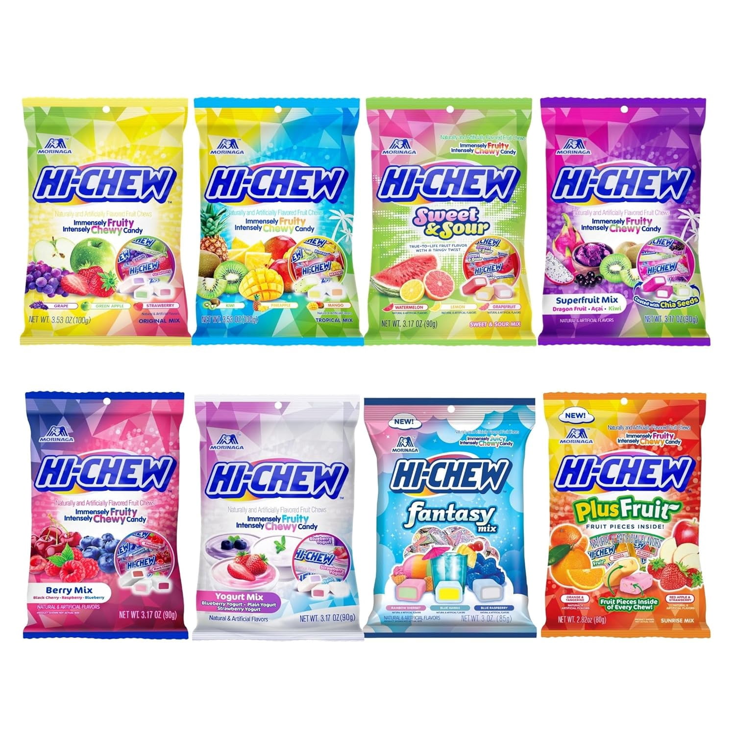 Variety Mix, Pack of 8 Bags - 22 Flavors Including Dessert Mix - Unique ...