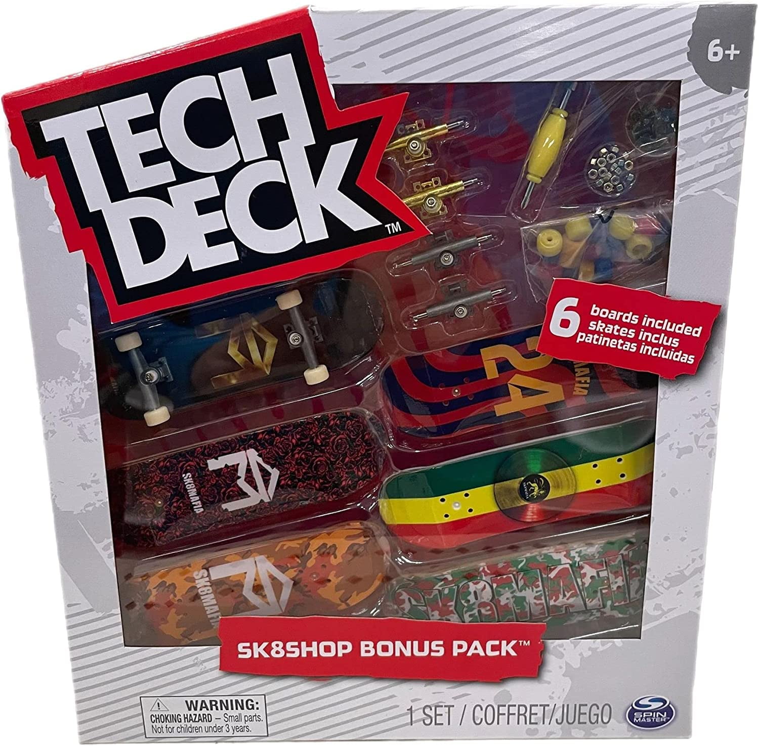 Tech Deck Sk8mafia Skateboards Sk8shop Fingerboard Bonus Pack - Walmart.com