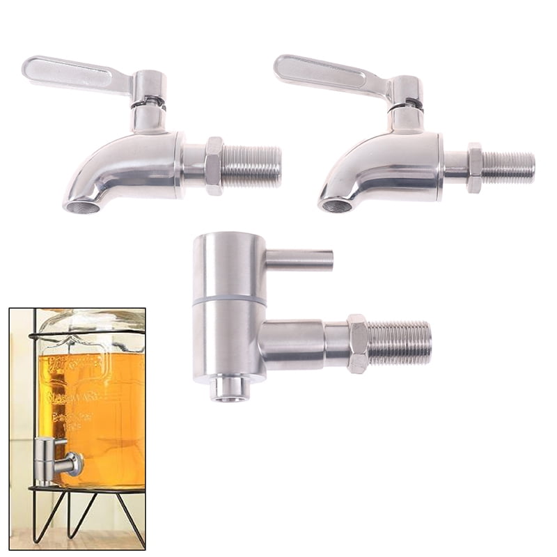 Wine Barrel Water Spigot Tap 304 Stainless Steel Faucet Beer Beverage Dispenser - Walmart.com