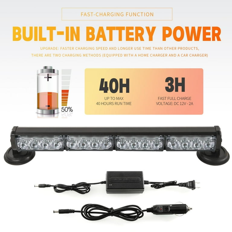 Battery Powered Emergency Lights For Vehicles | Shelly Lighting
