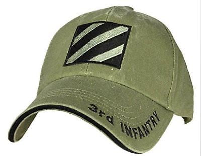 US ARMY THIRD 3RD INFANTRY DIVISION ID EMBROIDERED HAT CAP SOLDIER ...
