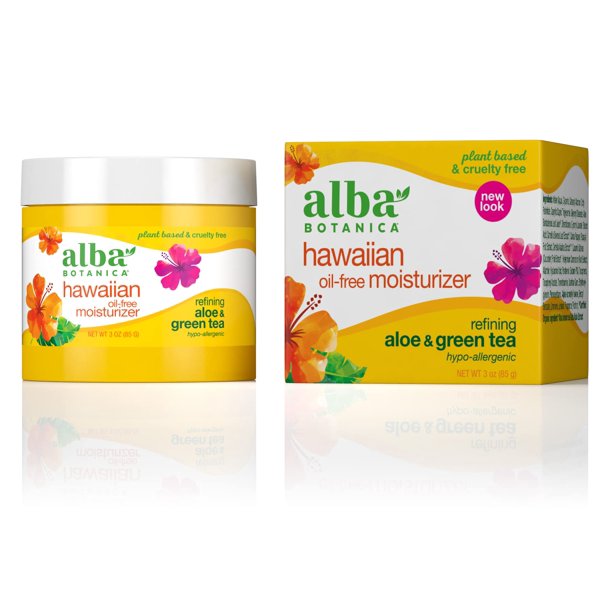 Crema hidratante Alba Botanica Hawaiian, sin aceite, refinante, 90 ml ...