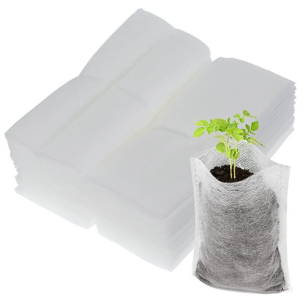 Natural Non-Woven Plant Nursery Bags Eco-friendly Plant Seeding Grow ...