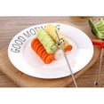 Baluue Cucumber Rotating Vegetable Cutter Red Stainless Steel Kitchen ...