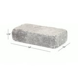 Pavestone 3.5" RumbleStone Mini Granite Blend (Charcoal/Grey) Concrete ...