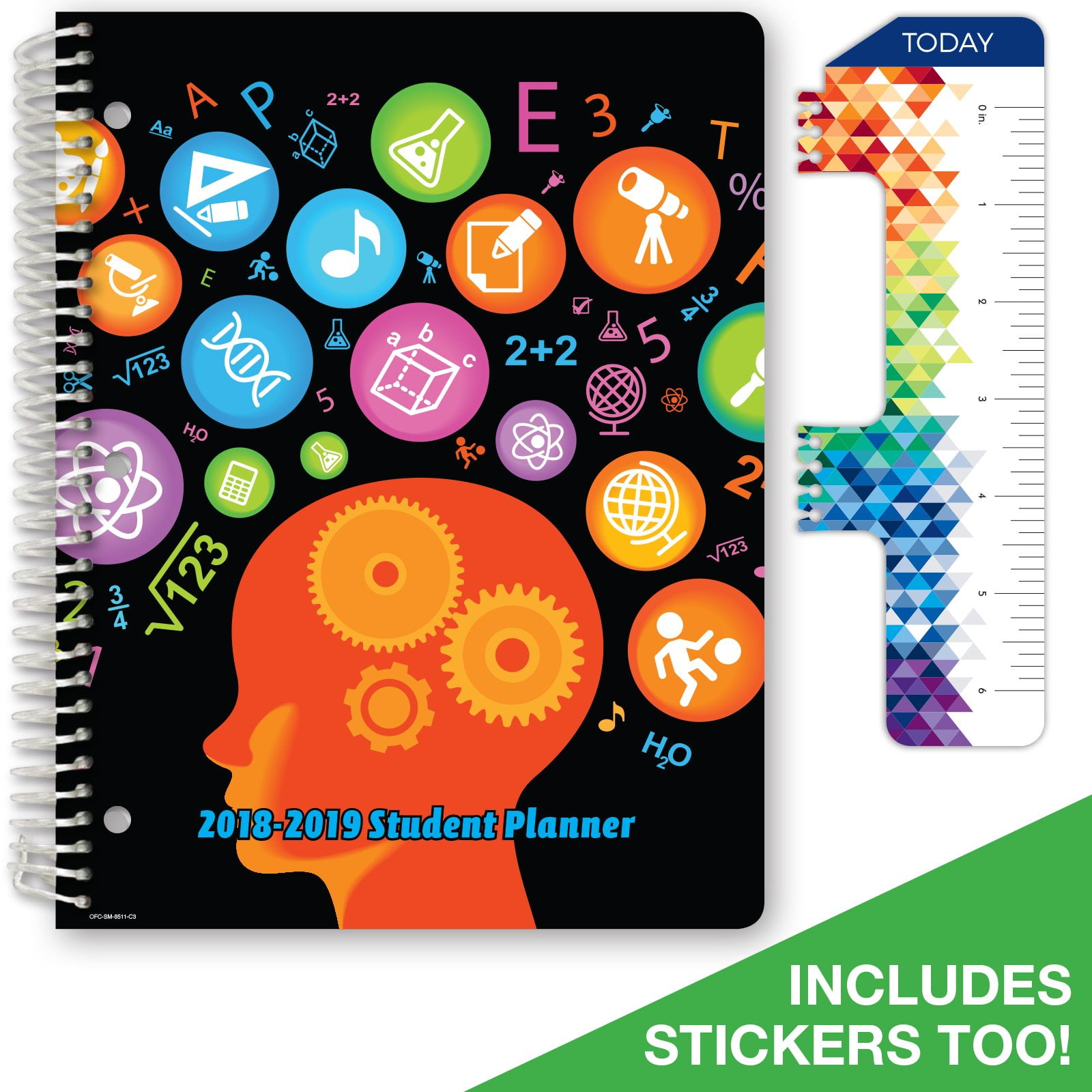 2018-2019 Student Planner 8.5"x11" High School or Middle School for ...