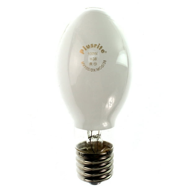 Philips H38JA-100/DX PlusRight Mercury Vapor Lamp, 100W, H38, Mogul ...