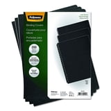 Fellowes Expressions Linen Presentation Covers - Oversize, Black, 200 ...