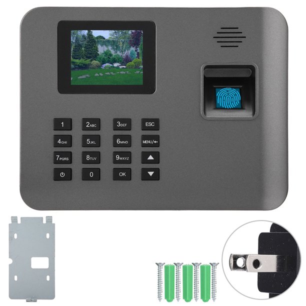Time Attendance,2.4in Color Screen Access Fingerprint Attendance ...