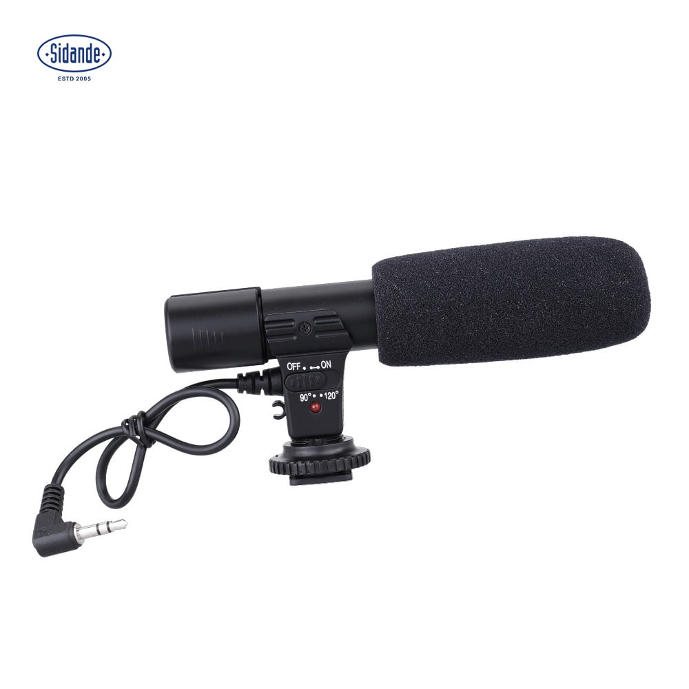 Sidande Mic-01 3.5mm Recording Microphone for Canon Nikon Pentax ...