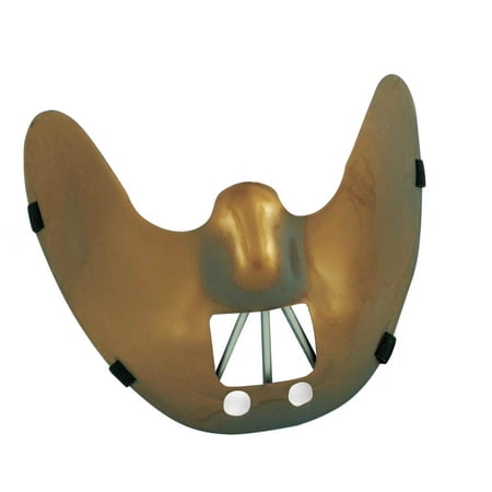 Hannibal Lecter Restraint Half Mask Style Adult Evil Halloween Costume ...