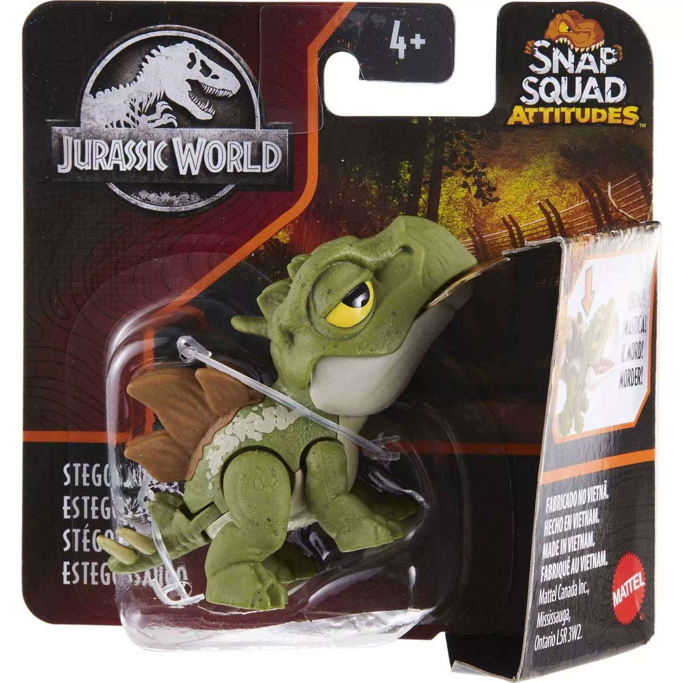 Jurassic World Snap Squad Attitudes Stegosaurus - Walmart.com