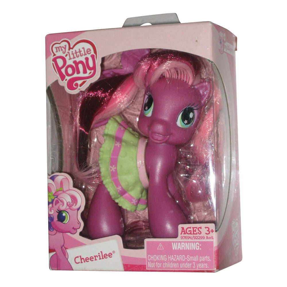 My Little Pony Cheerilee Hasbro Toy Figure w/ Brush - Walmart.com ...