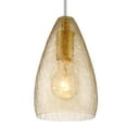 Possini Euro Design Portico Gold Mini Pendant Lighting 5" Wide Modern ...