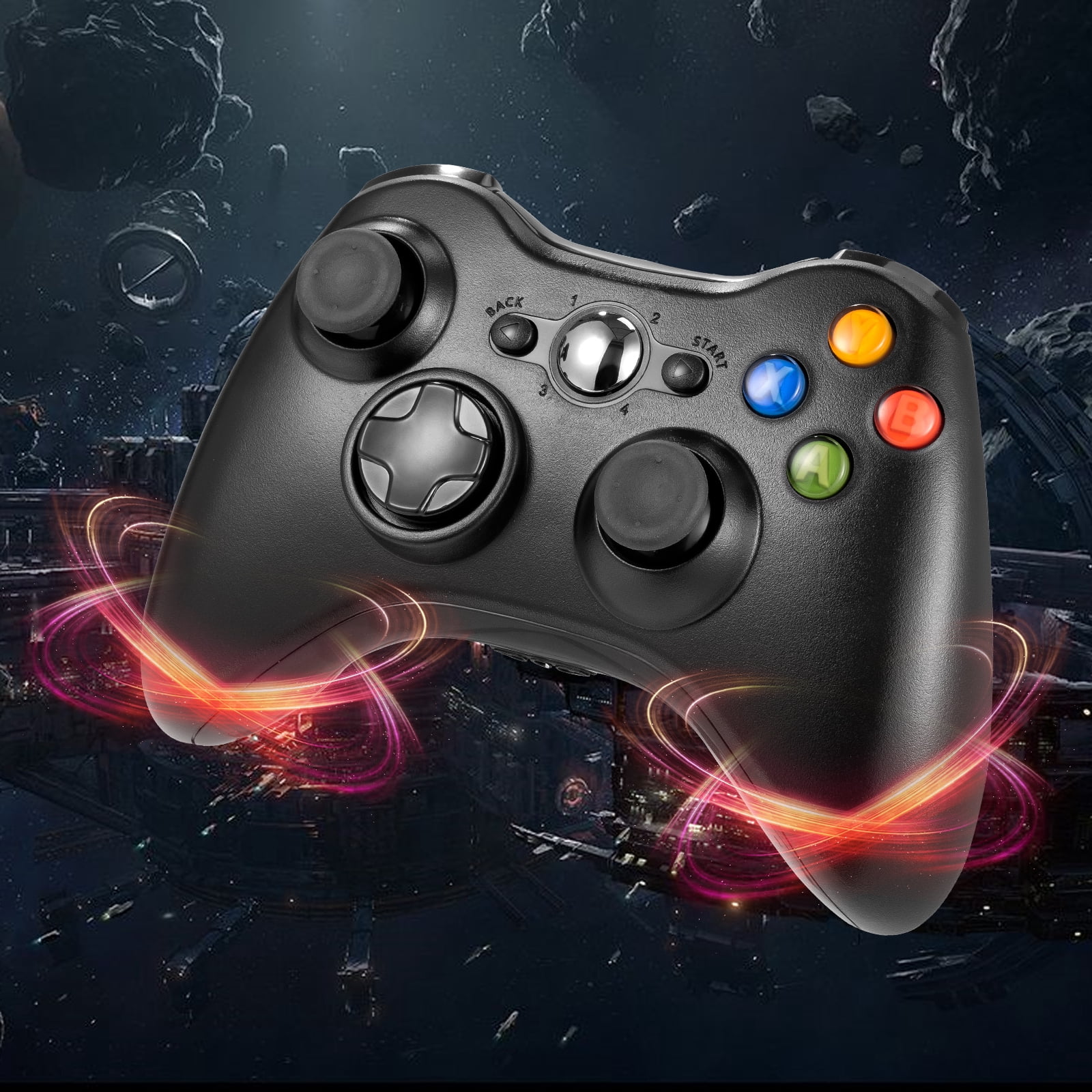 MIADORE Wireless Controller for Xbox 360 - Gamepad with Dual Vibration ...