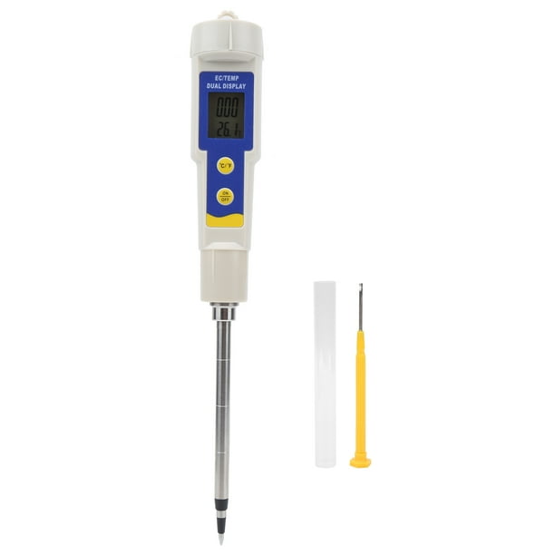 Soil EC Tester,Portable 2‑in‑1 Digital Soil Soil Tester Electronic Soil ...