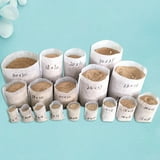 SPRING PARK 100Pcs/Set Plant Grow Bags Pot Fabric Pouch Nursery Seed ...